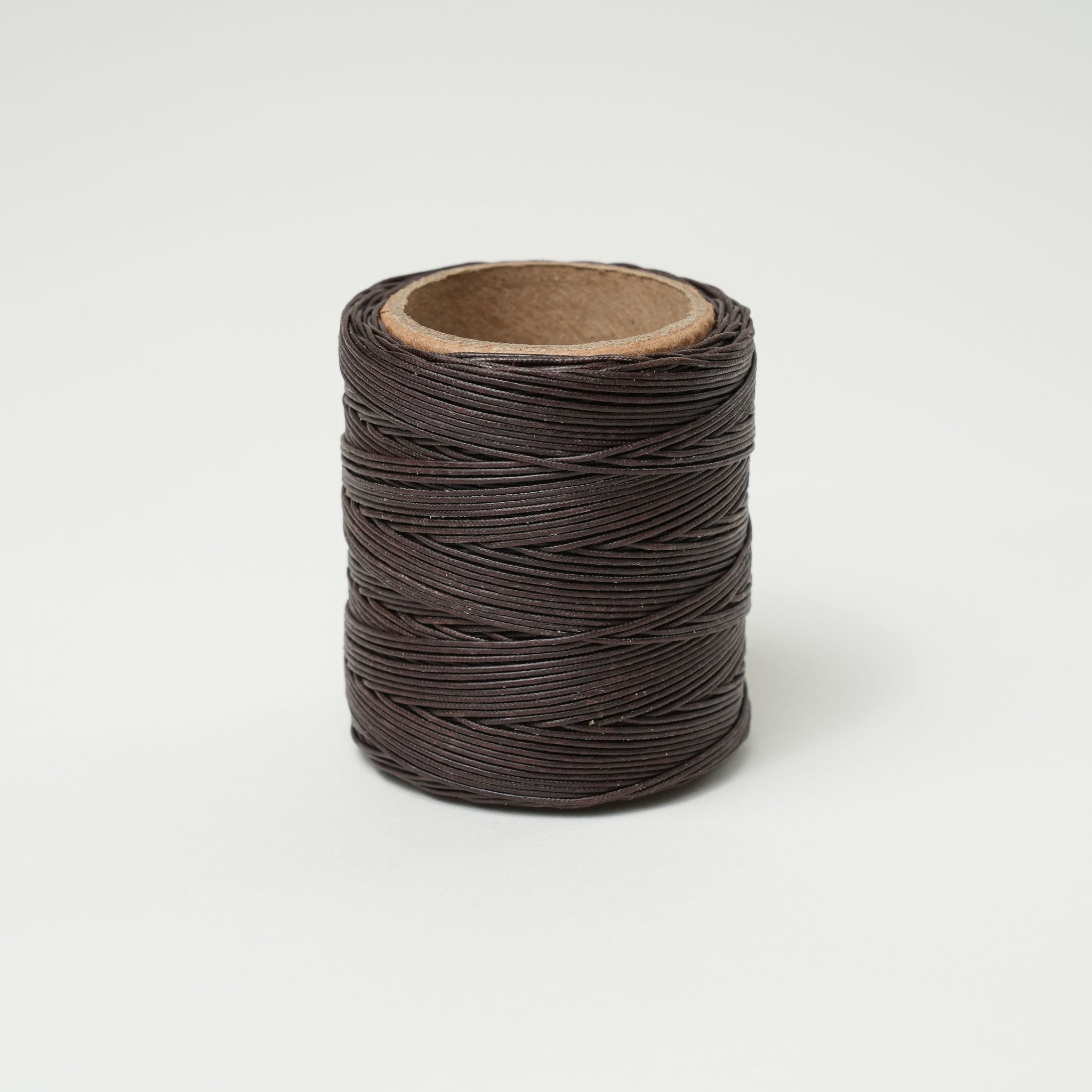 Premium Maine Thread Braided Waxed Cord - Brown, 70 yard spool